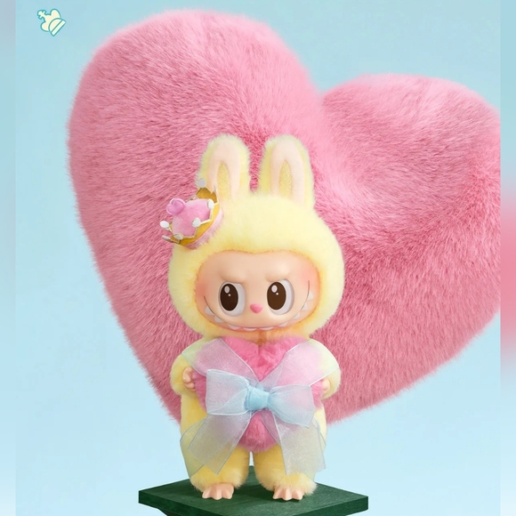 POP MART | Other | Labubu Valentines Day Heart Plush Lets Checkmate ...